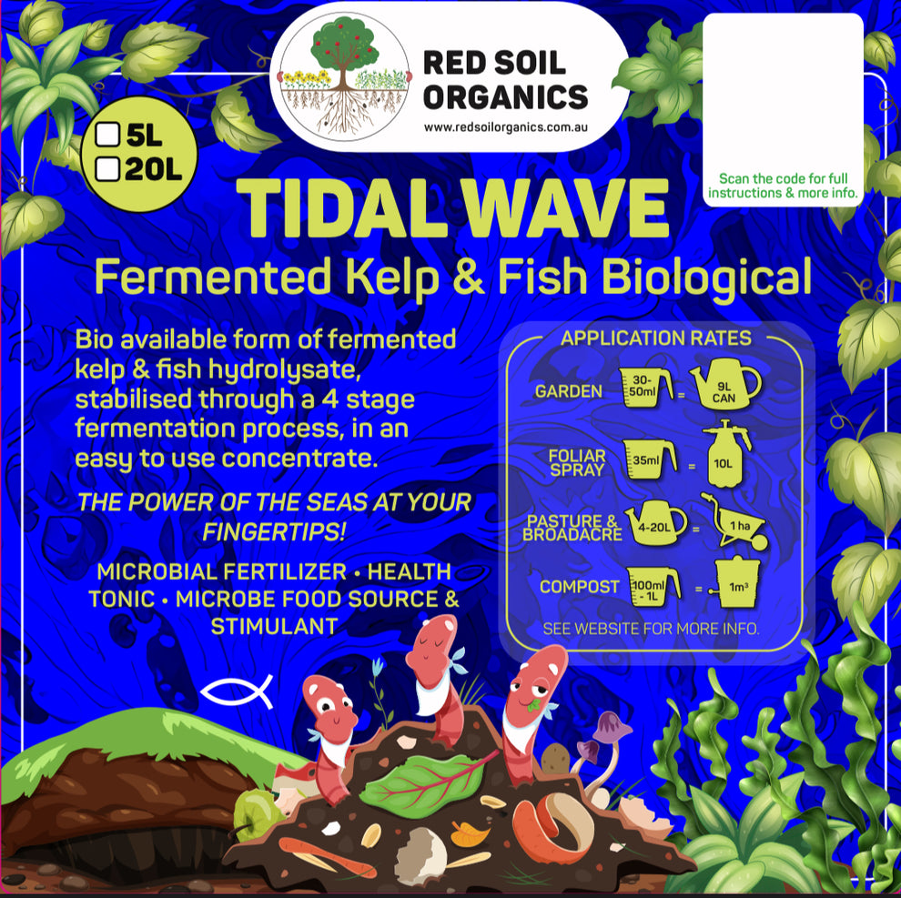 TIDAL WAVE | Fermented Seaweed & Fish Solution – RED SOIL ORGANICS